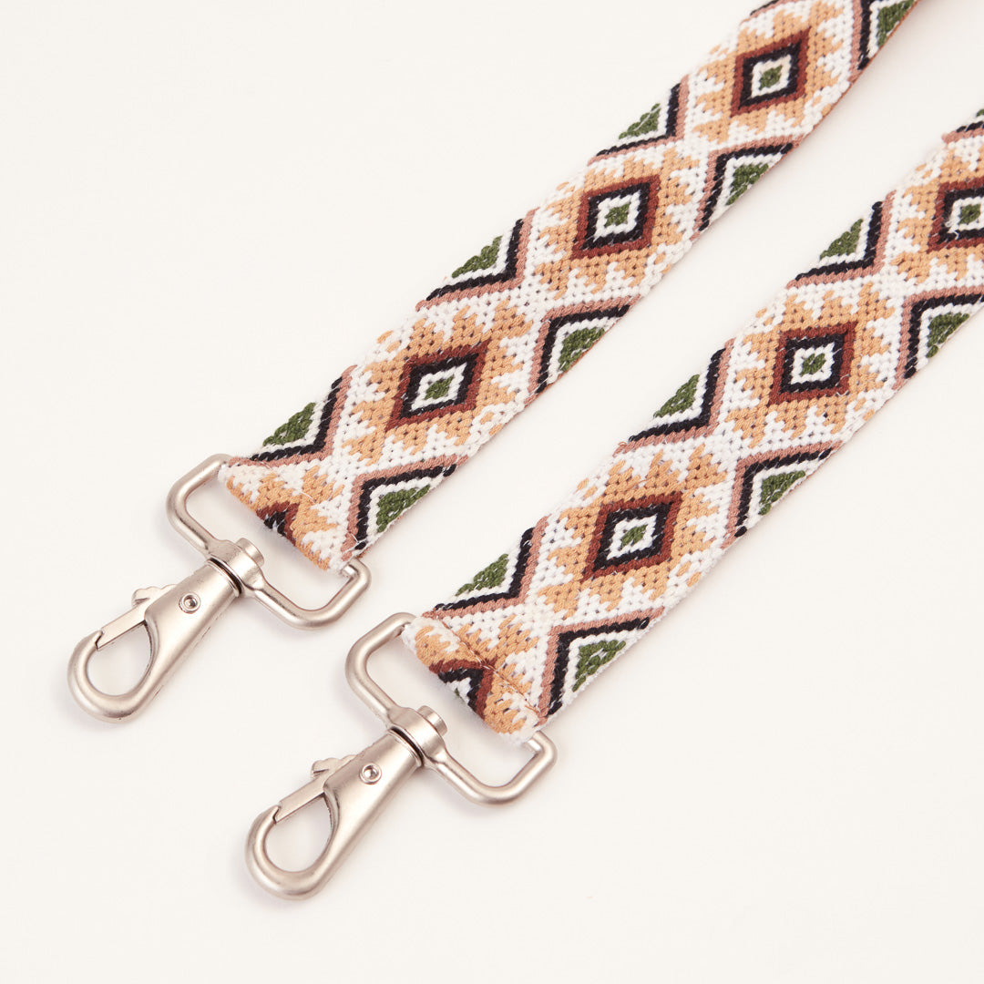 Embroidered Bag Strap in Beige – MADE51 - Shop