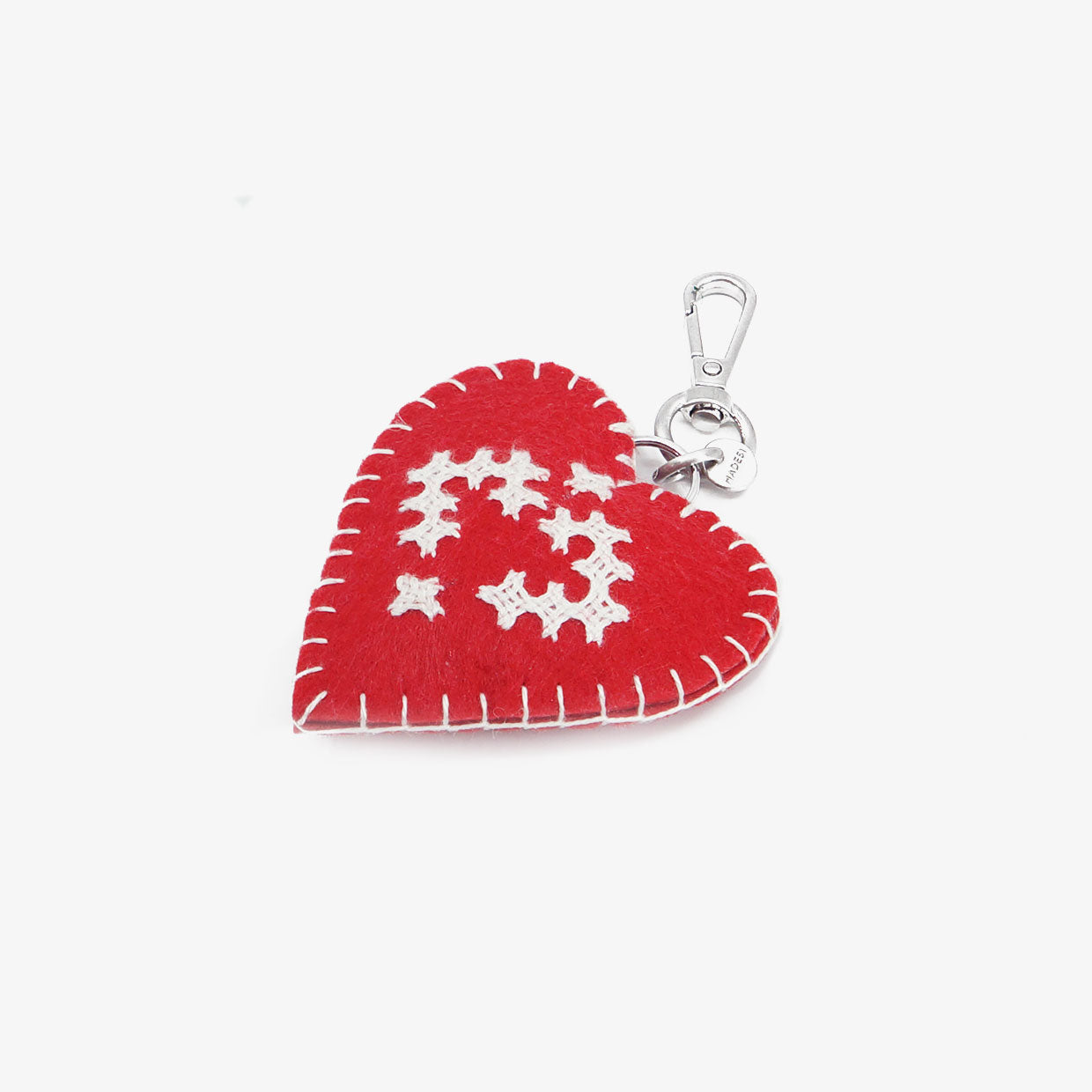 Red Heart Keyring – MADE51 - Shop